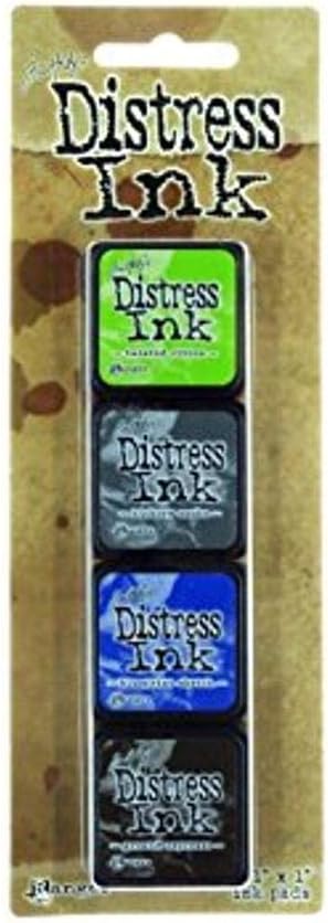 Amazon.com: Ranger Tim Holtz Distress Mini Ink Pad Kits #1, #2 and #3 ...