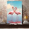 Amazon.com: Flamingo Wall Art Inspirational Prints Flamingo In Sea ...
