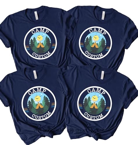 Amazon.com: Custom Camp Shirt, Camp Gifts, Custom T-shirt, Custom Shirt ...