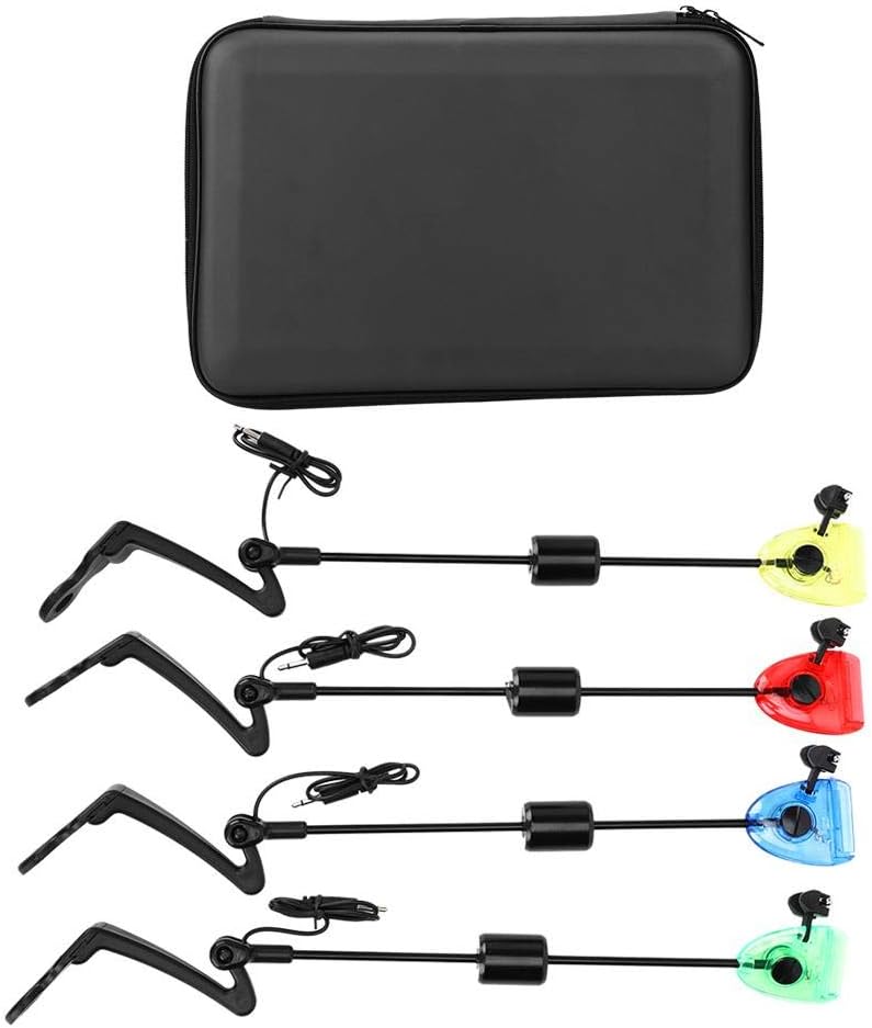 Amazon.com: 4 Pcs High Sensitive Fishing Bite Indicator Electronic ...