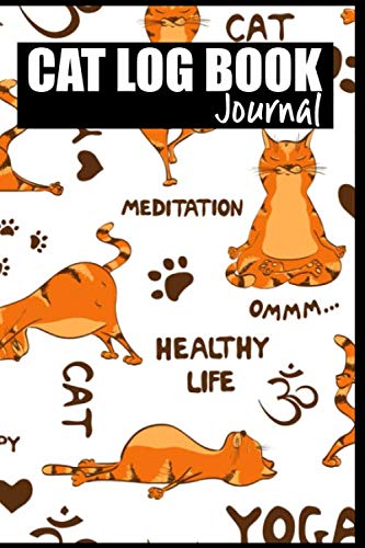 Cat Log Book Journal: Cat Health and Medication Tracker , A Pet Health ...