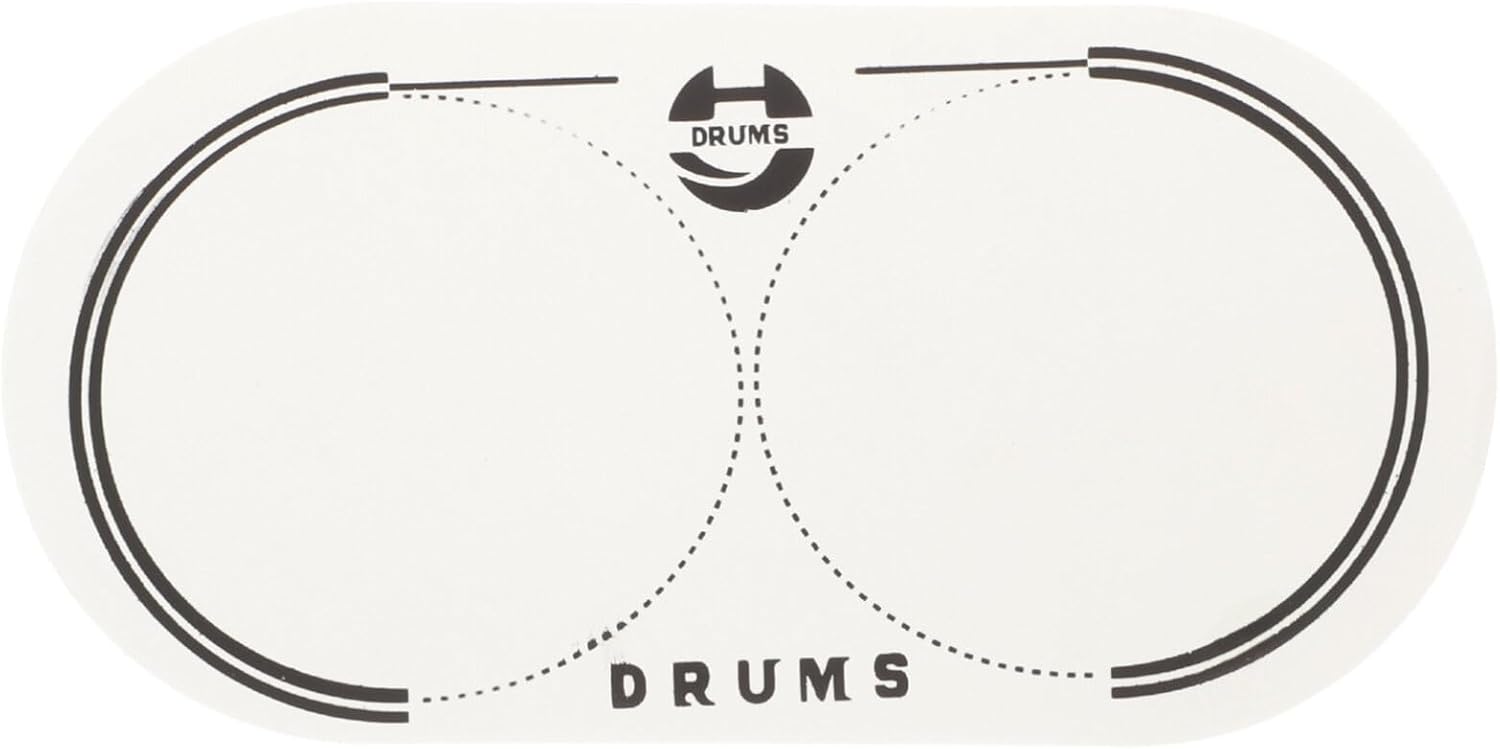 Amazon.com: Healifty Drum Patch,Double Step Drum Patch Drum Pad Sticker ...