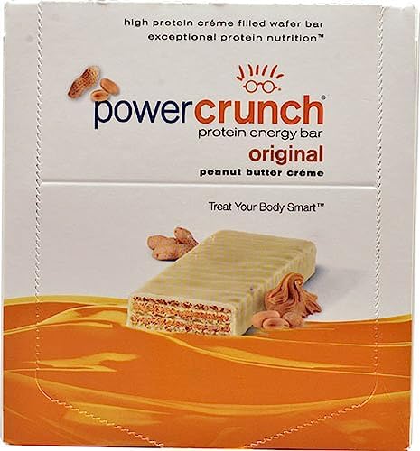 Amazon.com: Power Crunch Bar - Peanut Butter Cream - Case of 12 - 1.4 ...