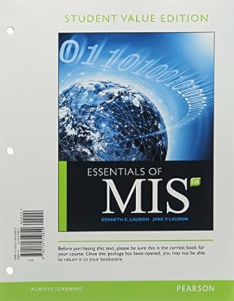 Essentials of MIS, Student Value Edition Plus MyLab MIS with Pearson ...