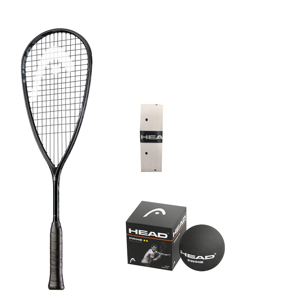 Buy HEAD Squash Racket 360 Speed 120 SB with prime double dot squash ...