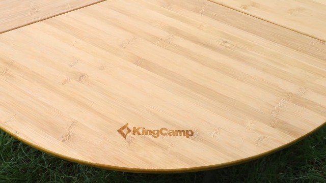 Watch KingCamp Bamboo Round Folding Table on Amazon Live
