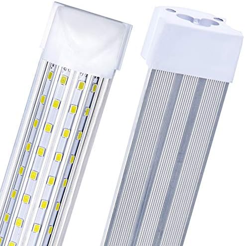 LED Shop Light, 4FT 50W 6500LM 5000K, Daylight White, V Shape 4 Row ...