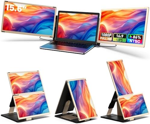 Amazon.com: SMISEACOW Laptop Screen Extender Kwumsy S2 Triple Laptop ...