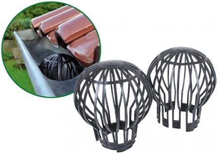 Fallrohr-Filter, Fallrohr-Laubschutz, 2 Packungen mit je 2 Filtern ...