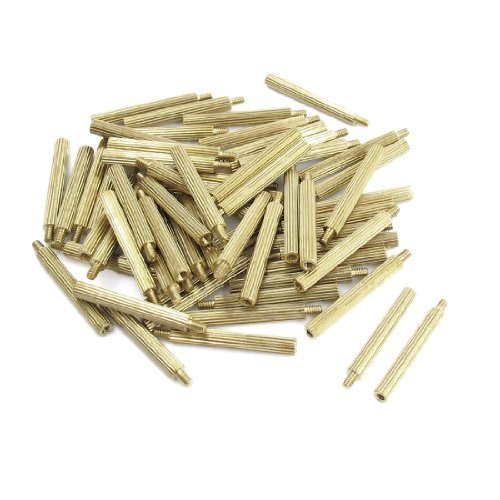 Alcoa Prime50 Pcs Male to Female Thread Brass Pillars Standoff Spacer ...