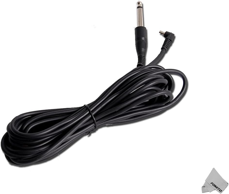 Amazon.com : Fomito Flash Sync Cable 3m - 6.35mm (1/4 inch) Male PC ...