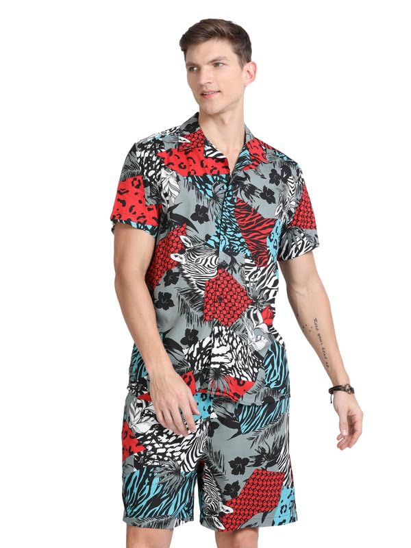 GLORYBOYZ Men's Night Dress | Lounge-wear Nightsuit Pajama Set | Co-ord ...