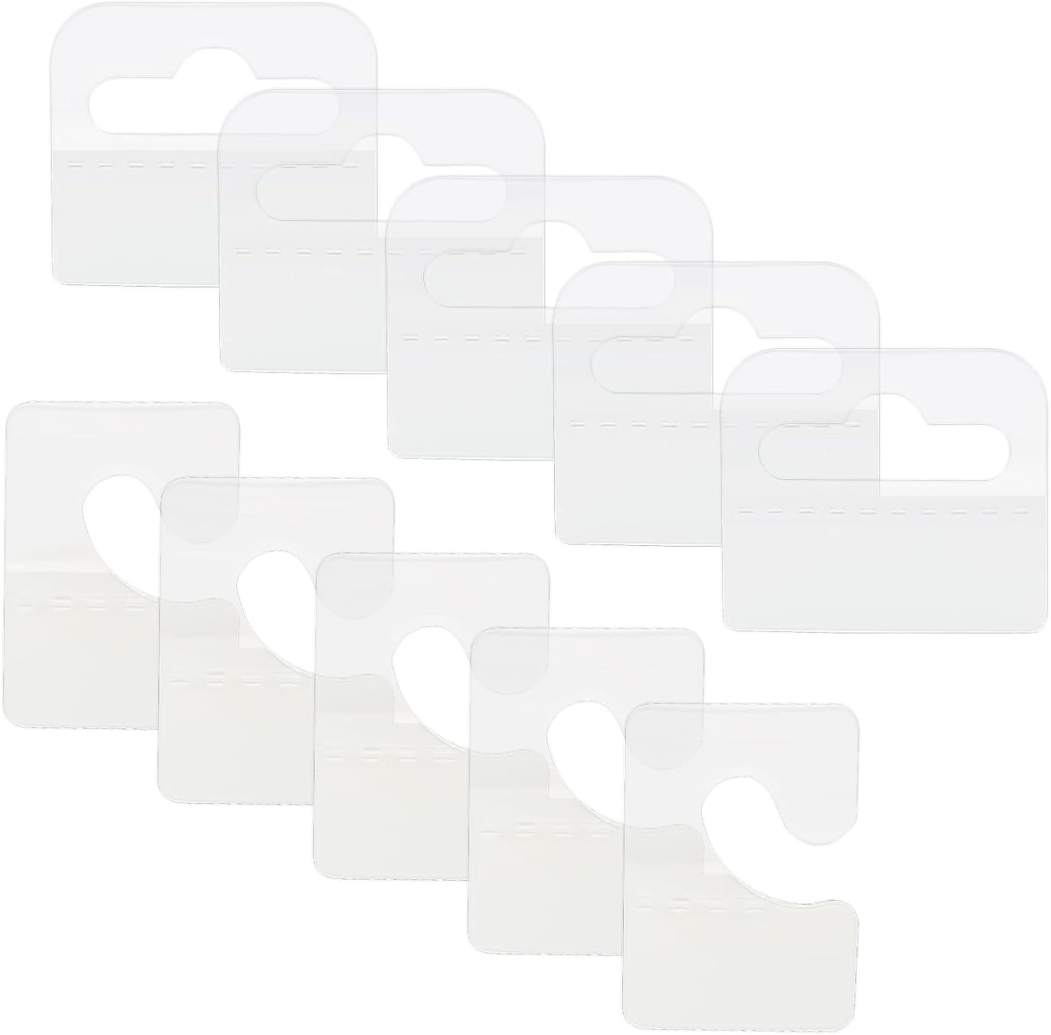 Amazon.com : Jiozermi 120 Pcs Self Adhesive Hang Tabs, Plastic Hang ...