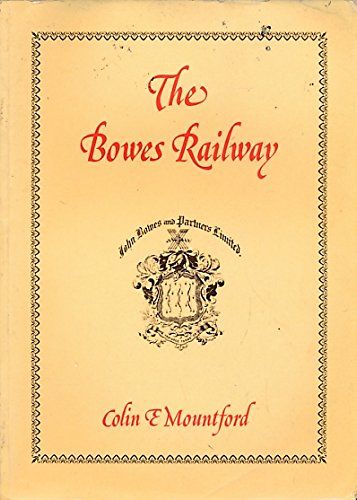 Amazon.co.jp: Bowes Railway : Mountford, Eric R.: 洋書