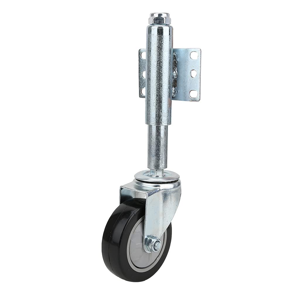 Buy 4 inch Spring-Loaded Castor Wheel, Door Spring Loaded Wheel, Spring ...