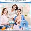 Amazon.com: Redbaker 50 Sets Baby Shower Folding Handheld Fans Girl Boy ...