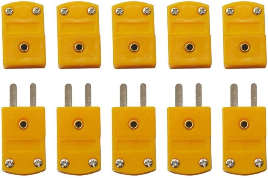 Amazon.com: Techinal 10pcs K-Type Thermocouple Wire Cable Connectors ...