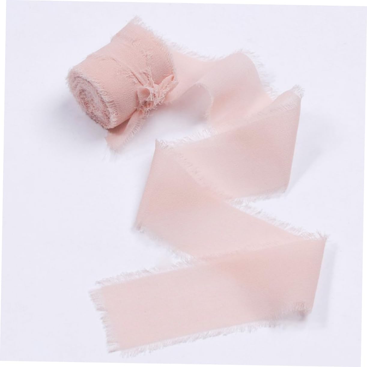 Lurrose 10 Rolls Hand Torn Raw Edge Ribbon Decorative Gift Fringe ...