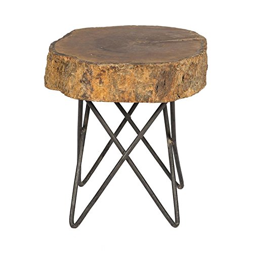 Arka Designs STOOL Chairs : NEEM/BAVAL 16cm x 16cm x 18cm : Amazon.in ...