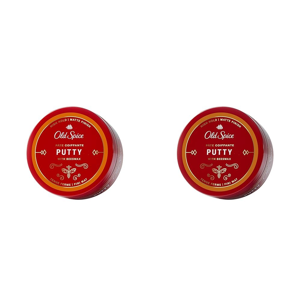 Amazon.com: Old Spice Hair Styling Putty Pomade for Men, 2.22 oz (Pack of 2) : Everything Else