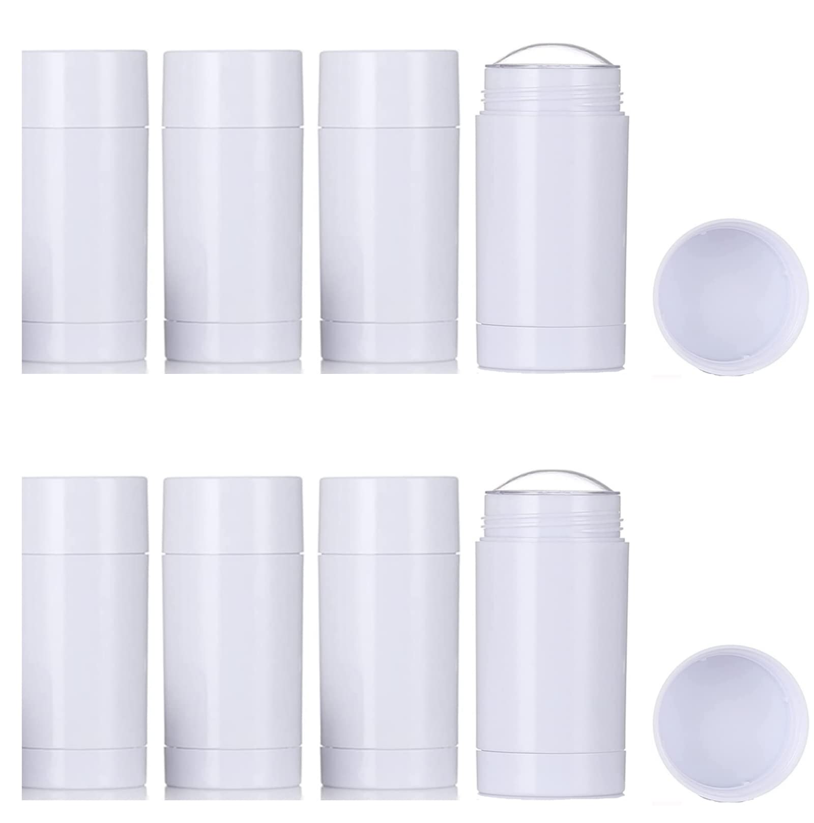 Amazon.com: Minsily 10 Pack 30ml Round Empty Deodorant Containers Twist ...