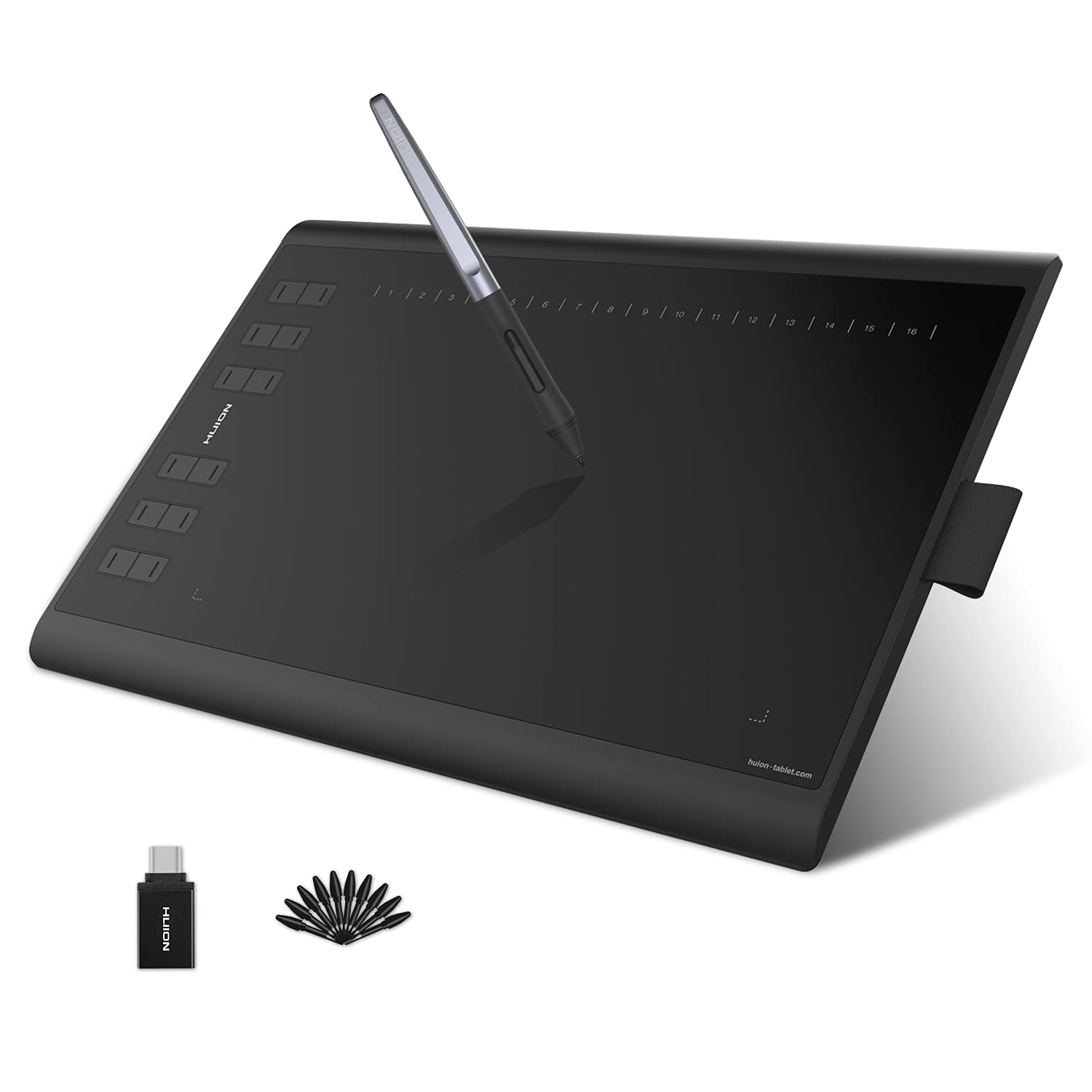 Buy Huion Inspiroy H1060P Graphics Drawing Tablet, Upgrade Version of ...