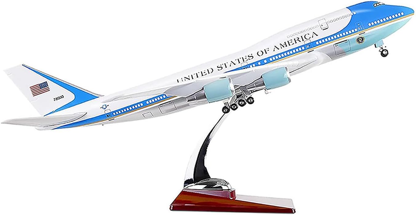 AZIZAT 1:130 Scale Model Jet US Air Force One Plane B747 Diecast ...