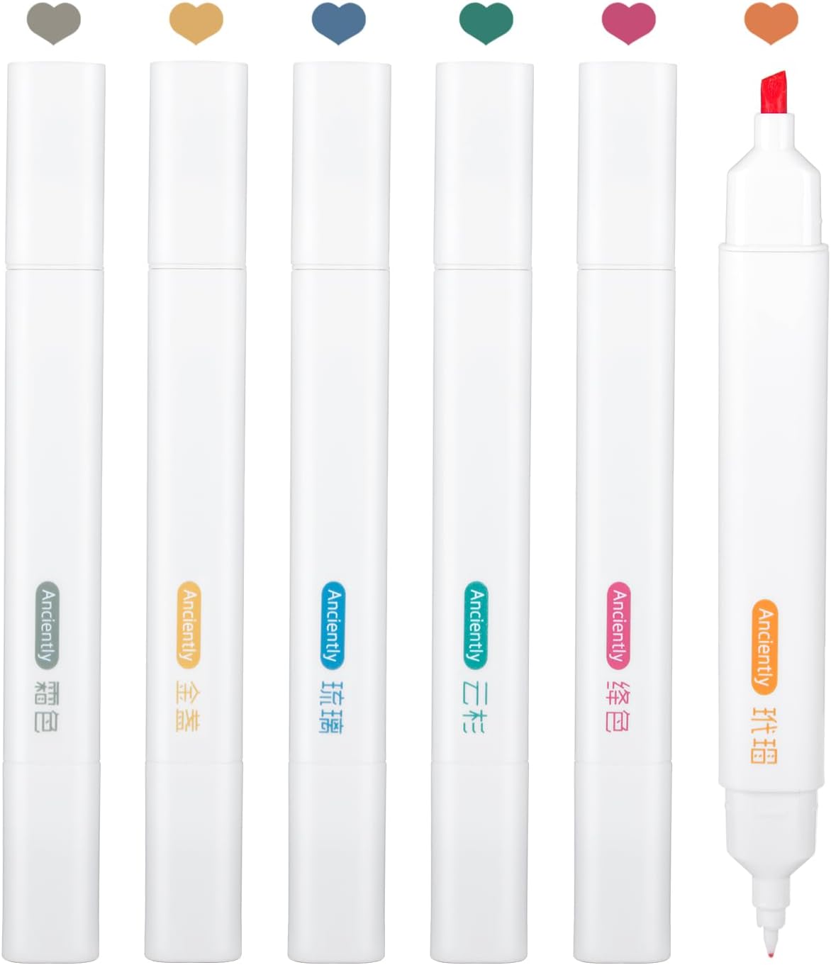 Amazon.com : M&G Double Tip Highlighters, Double Fine Chisel Tip ...