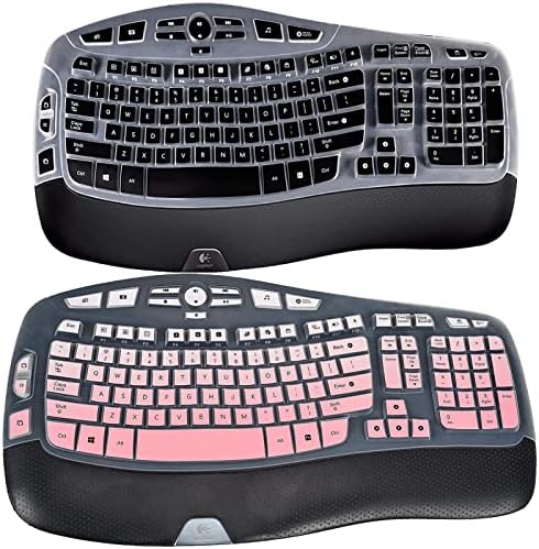 Amazon.com: XinWoTuo 2Pcs Keyboard Cover for Logitech MK570 MK550 K350 ...