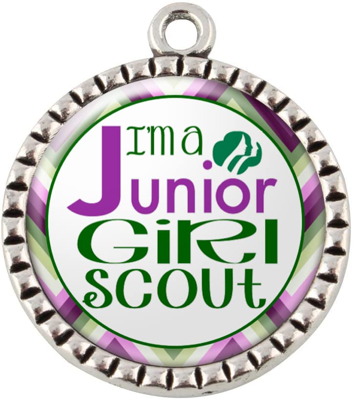 Girl Scout Junior Logo Scout Of The Month Pin Badge