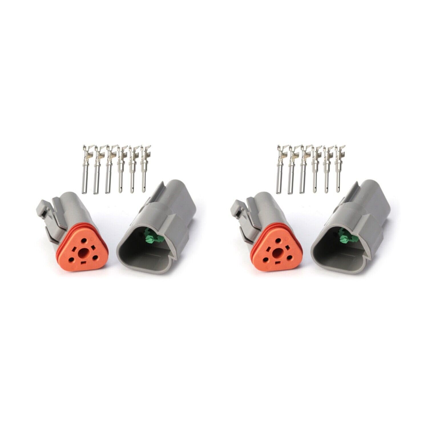 Amazon.com: 2 set 3 Pin DT04-3P DT06-3S Electrical Connector Kit ...