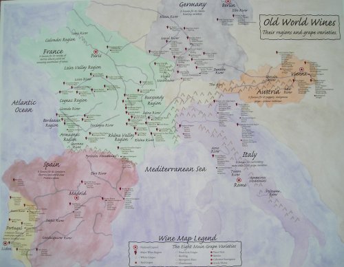 The Old World Wine Map - Kindle edition by Hoge, Amee. Arts ...
