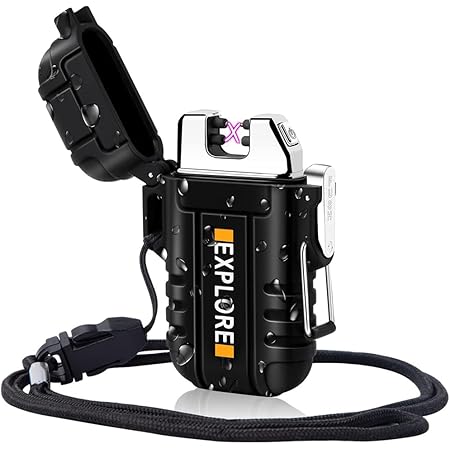 Amazon.com: Mission Made Plasma Lighter Tactical Windproof Waterproof ...