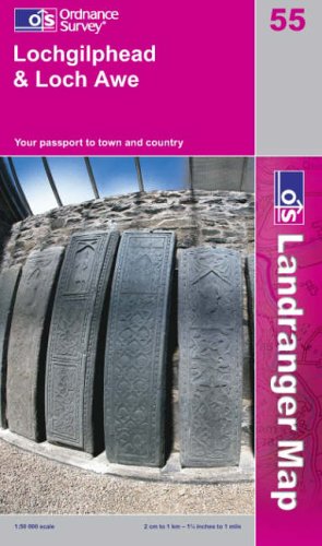 Lochgilphead and Loch Awe: Sheet 55 (Landranger Maps): Amazon.co.uk ...