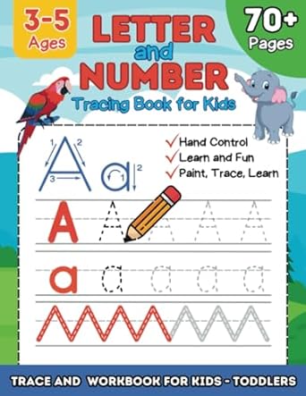 Trace Letters: Alphabet Handwriting Practice Tracing Book, Preschool ...