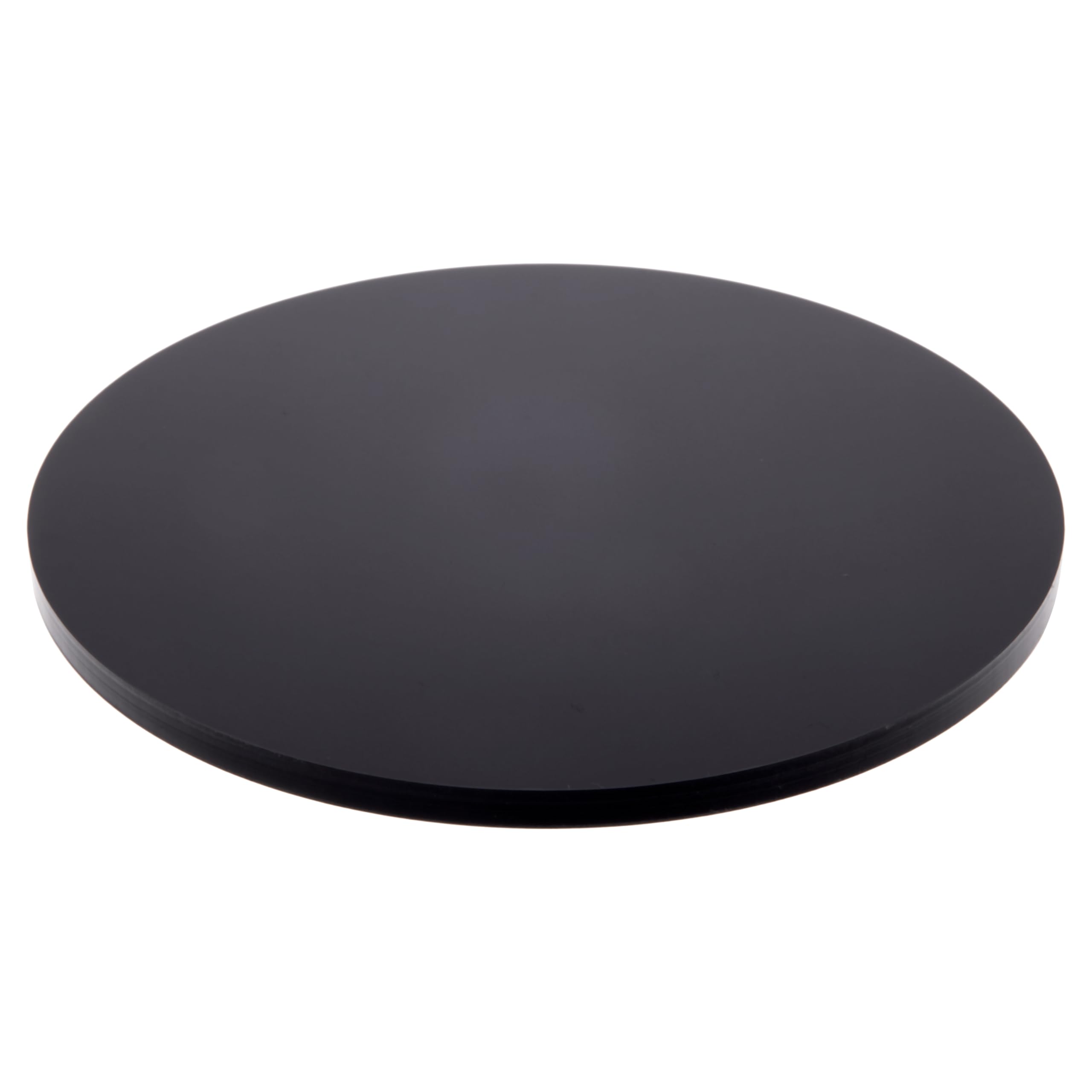 Amazon.com: Plymor Black Acrylic Round Standard-Edge Display Base, 5" W ...