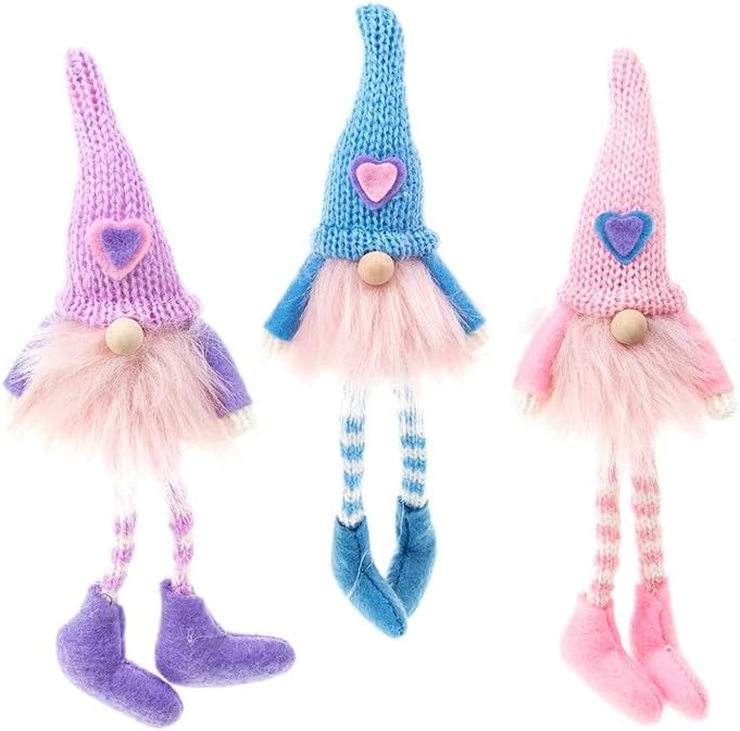 Joe Davies Craft Pastel Mini Gonk Decoration - Small Nordic Gonk with ...