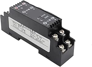 DC Current and Voltage Transmitter Signal Isolator 4-20mA to 0-10V 5V Analog Module(0-5V to 4 ...
