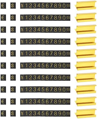 Amazon.com : PATIKIL Price Cube Display Price Blocks Adjustable ...