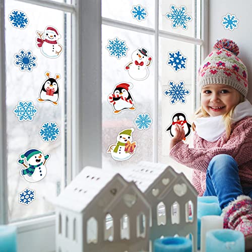 Snapklik.com : WinterCut-Outs Snowflake Penguins Snowman Cut Outs ...