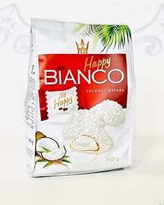 Flis Happy Bianco Coconut Wafers, 140 g - Pack 1 : Buy Online at Best ...