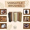 Amazon.com: Small Shoe Cleaning Brush Set of 3 Brushes with Nylon, Boar ...