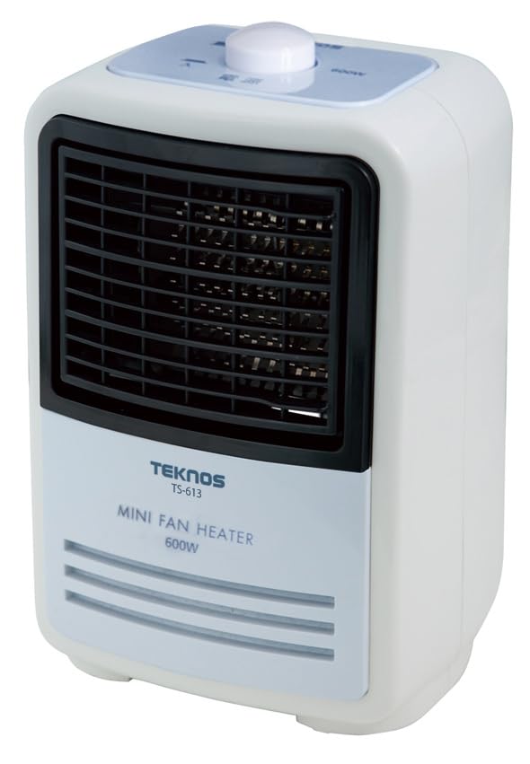 Amazon | TEKNOS ミニファンヒーター 600W TS-615 | TEKNOS | セラミックヒーター 通販