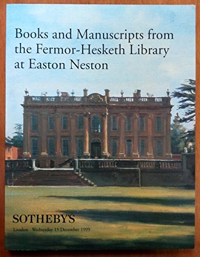 Sotheby's Books and Manuscripts from the Fermor-Hesketh Library at ...
