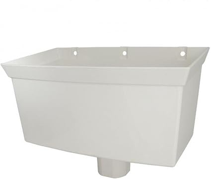 FLOPLAST 68mm Round Universal Gutter Hopper- White : Amazon.co.uk: DIY ...