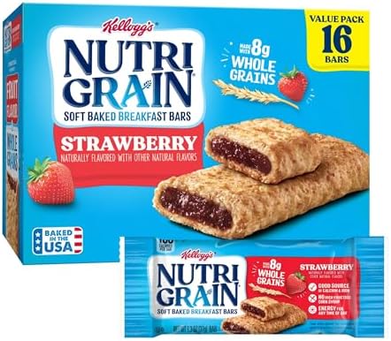 Amazon.com: Nutri-Grain Breakfast Bars, Made with 10g Whole Grains ...