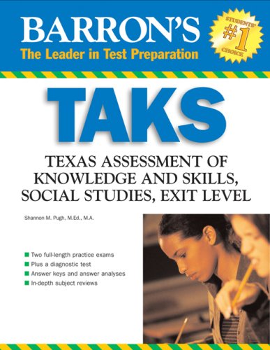 Amazon.com: Barron's TAKS - Social Studies: Texas Assessment of ...