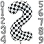 Amazon.com: Eoopoon 42 Inch Checkered Number Balloon 1, 1th Race Car ...