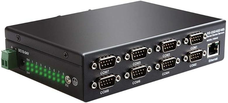 Amazon.com: diewu 8 Ports RS232 RS485 RS422 to Ethernet TCP/IP Converter Multiple Serial Device ...