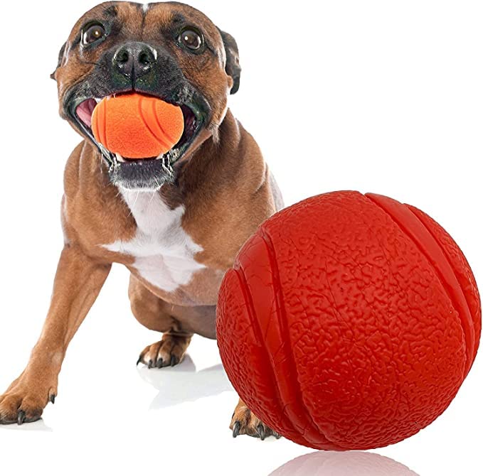 Buy Woofy Dogs' Strong Natural High Bouncing Rubber Ball Toys for Dogs ...